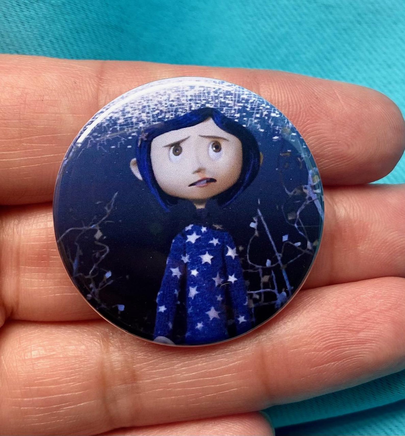 Set of 4 Coraline Inspired 1.5" Pinback Buttons - 1.5" Cute Girly ...