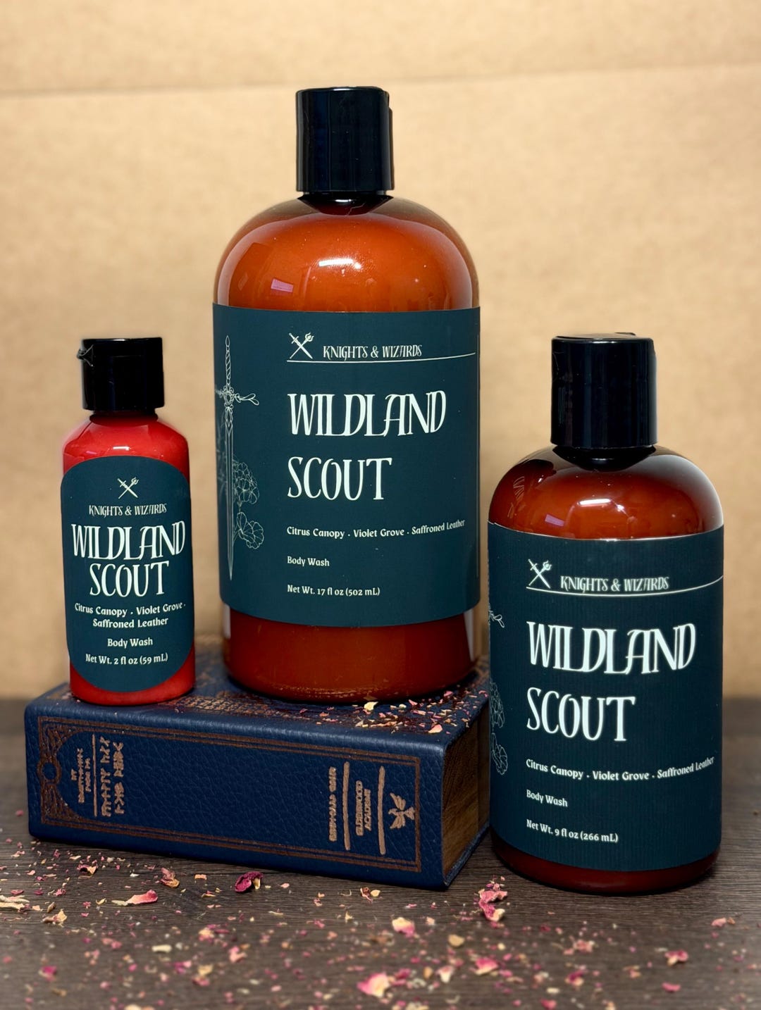 Wildland Scout Men’s Body Wash – Citrus Forest & Leather Scent, Ranger ...