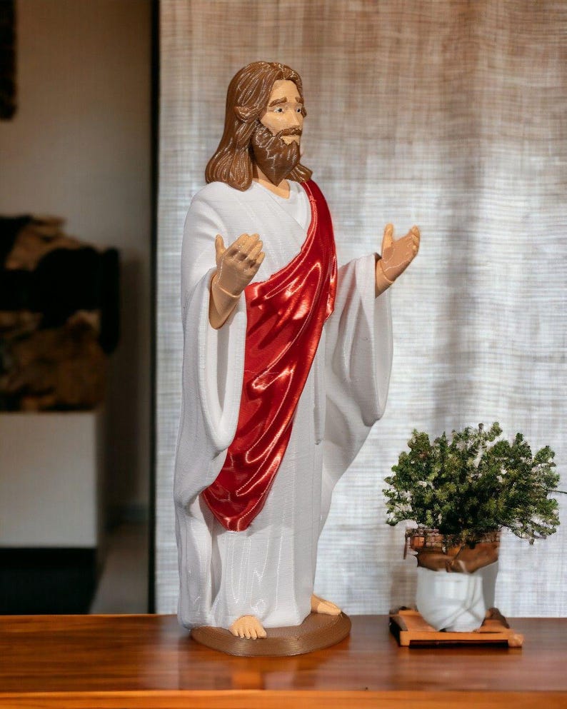 3D Printed Jesus Christ - Etsy