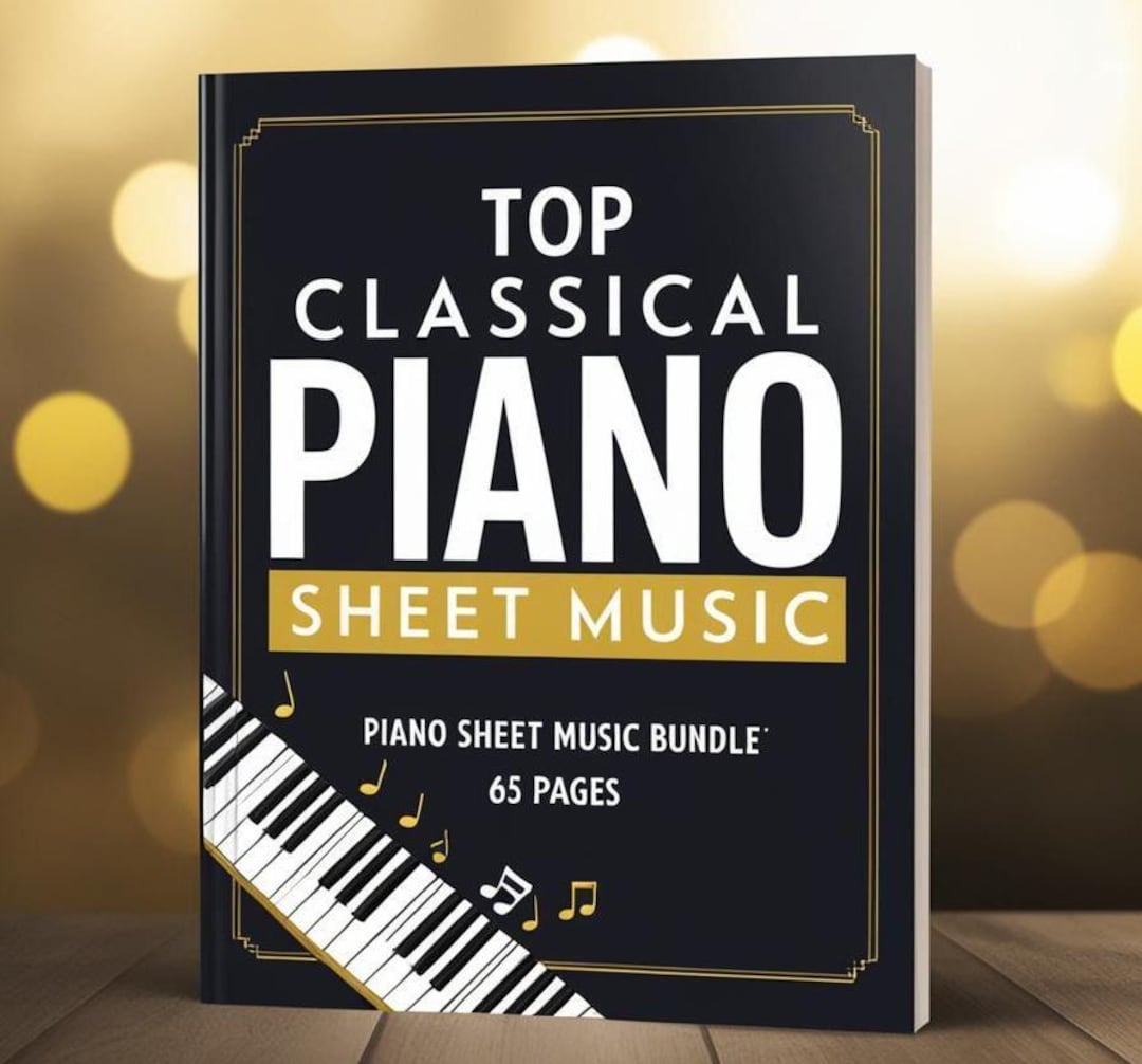 Top Classics Piano Sheet Music - Digital Download 65 Pages, Printable ...