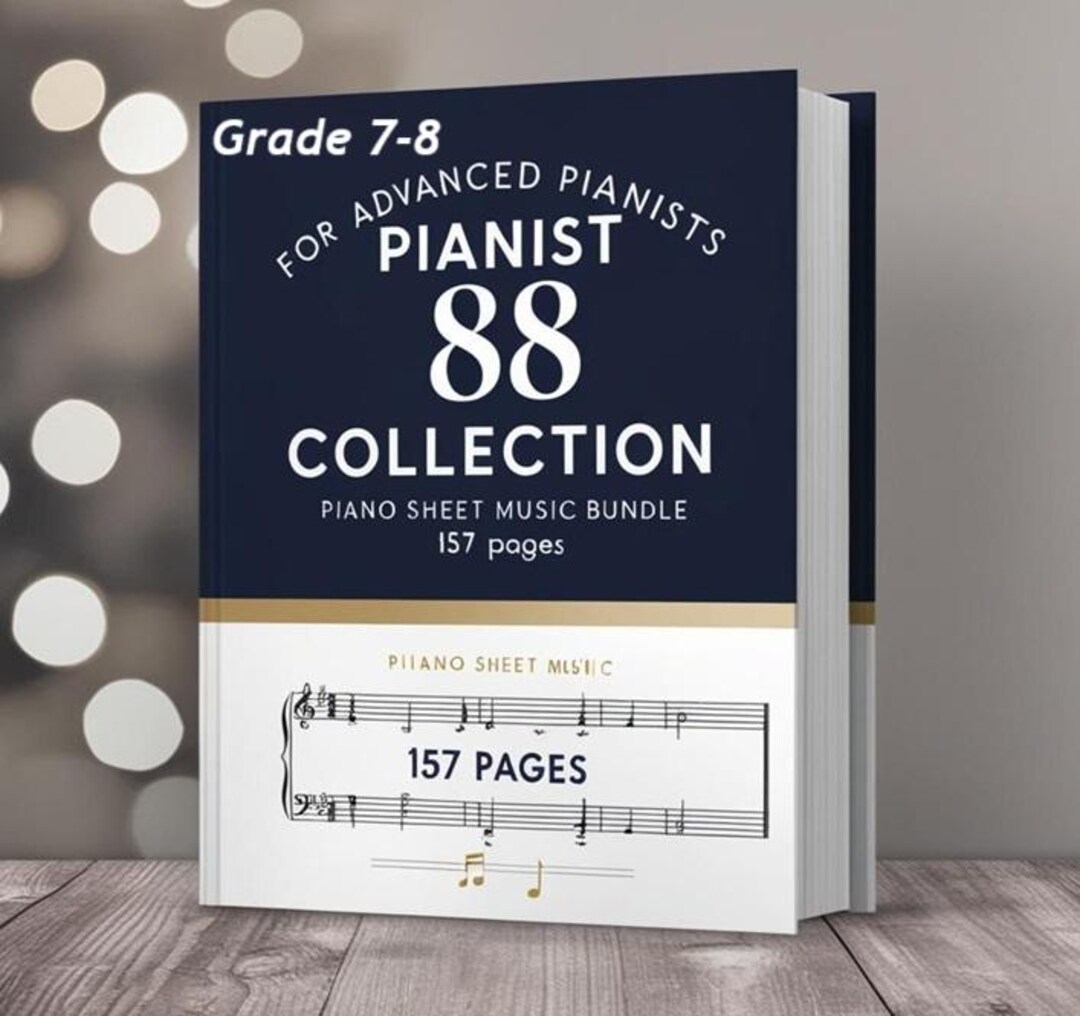Advanced Piano Sheet Music: Grade 7-8, 88 Pieces (digital Download) - Etsy