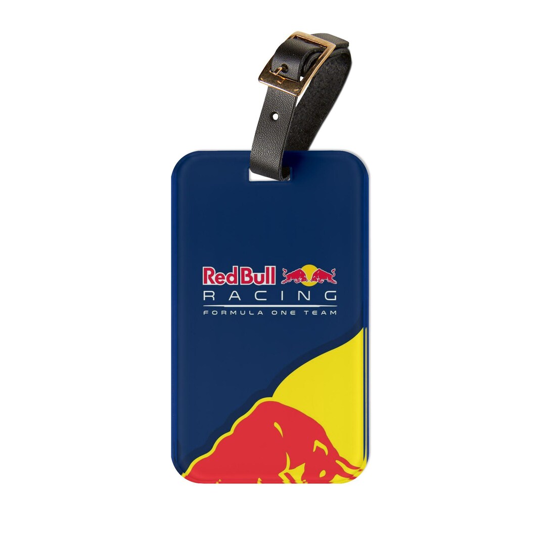 Red Bull Racing Luggage Tag, Travel Accessory for Racing Fans ...