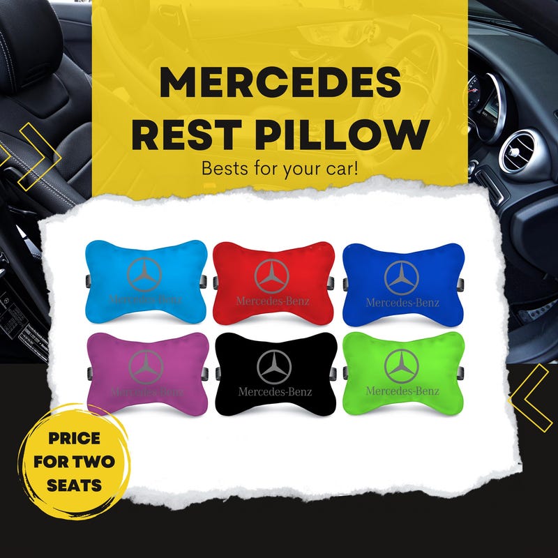 Mercedes Benz Neck Pillow - Etsy