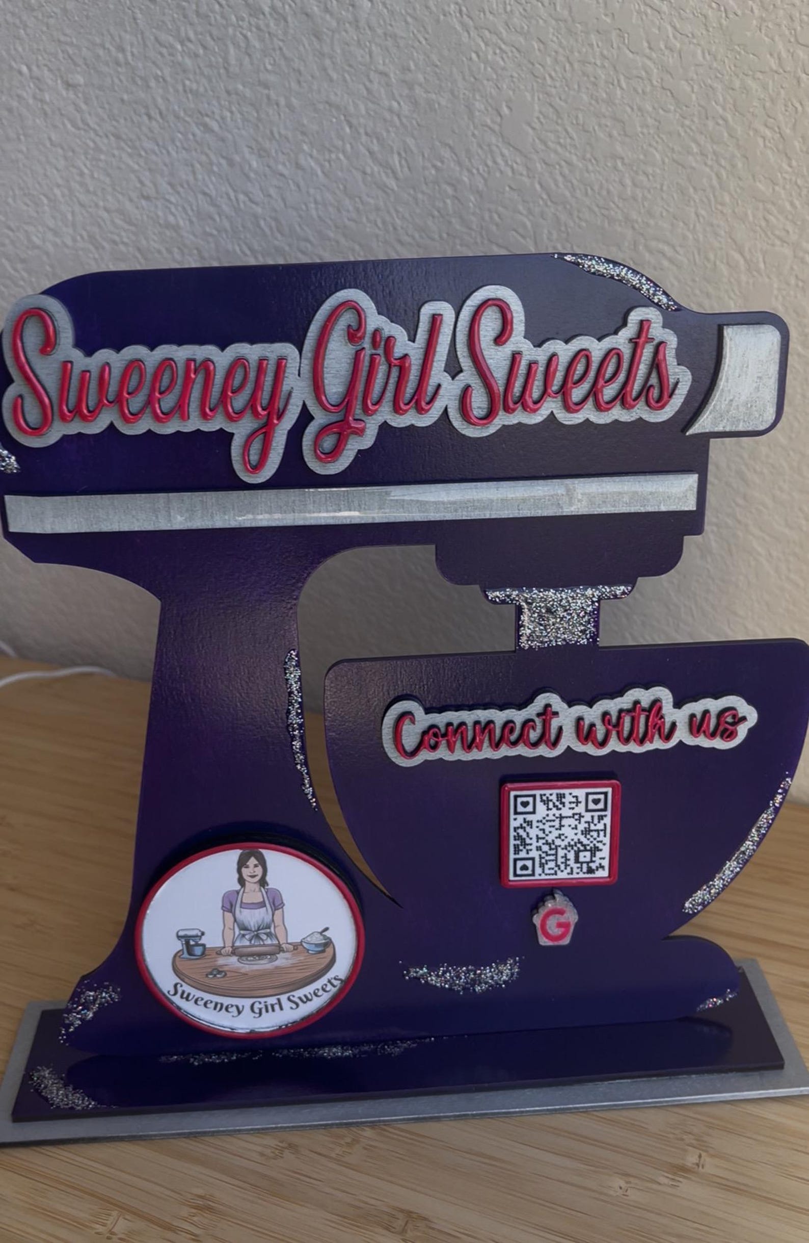 Personalized Stand Mixer for Bakery/culinary/business Owners – QR Codes ...