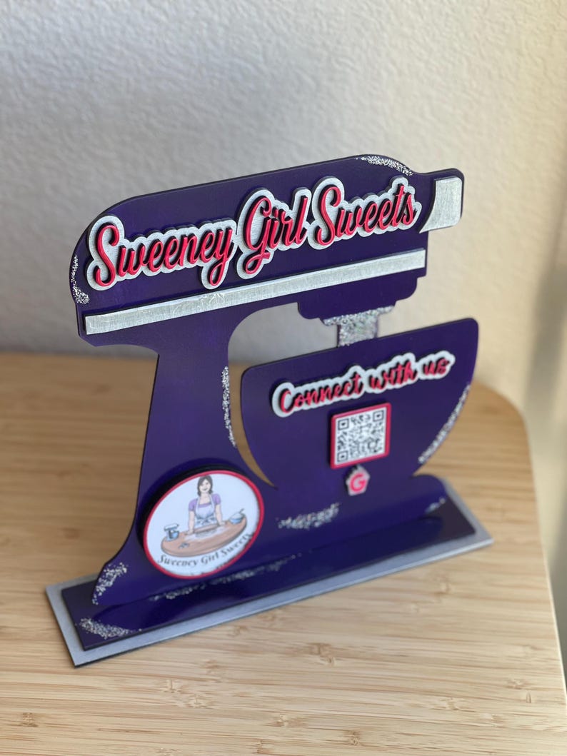Personalized Stand Mixer for Bakery/culinary/business Owners – QR Codes ...