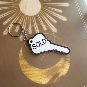 NFC SOLD House Keychain: Realtor Closing Gift, Tap Business Card - Etsy