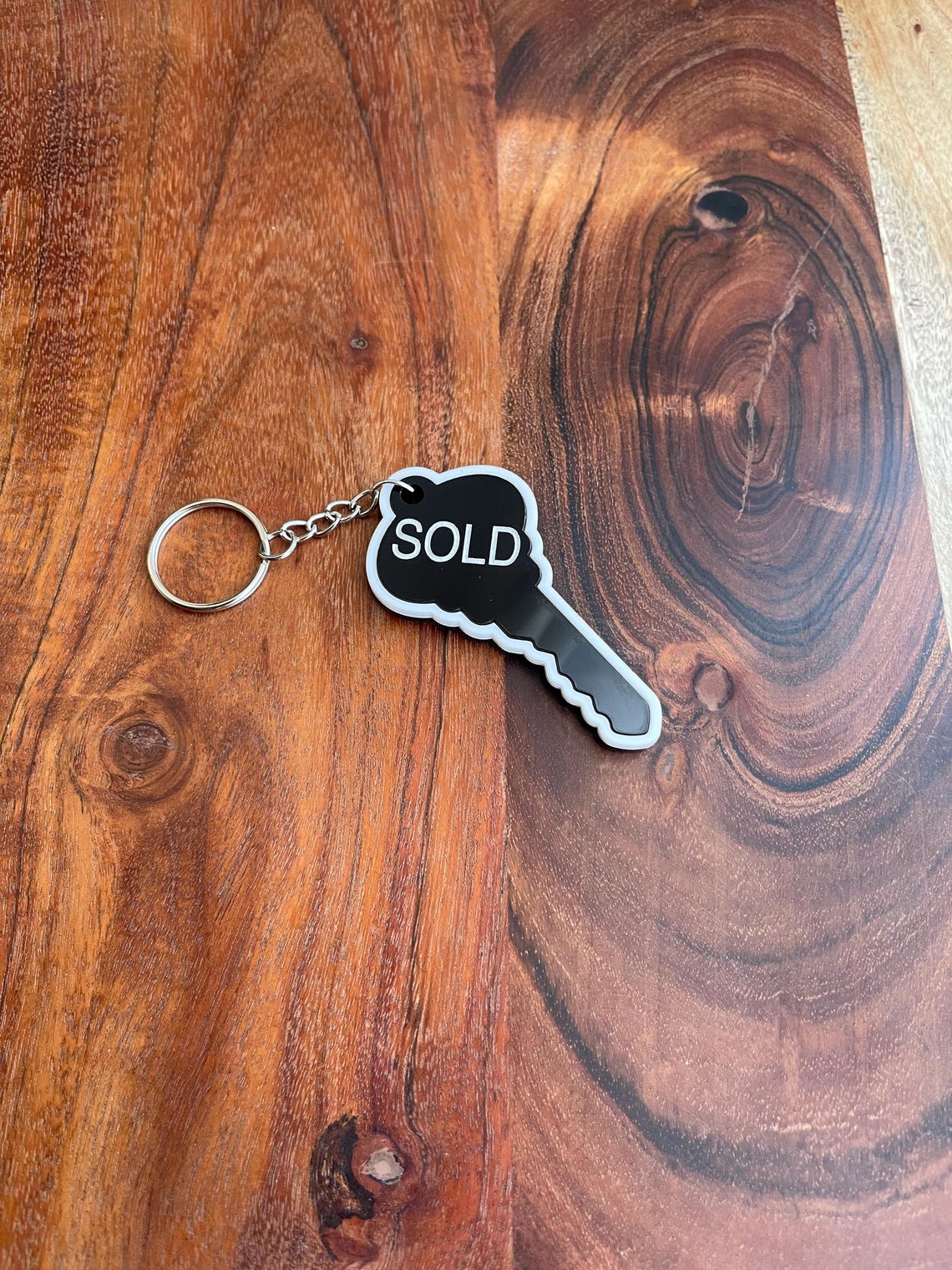 NFC SOLD House Keychain: Realtor Closing Gift, Tap Business Card - Etsy