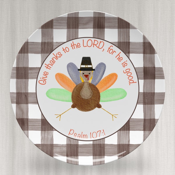 Bible Verse Pottery Plate - Etsy