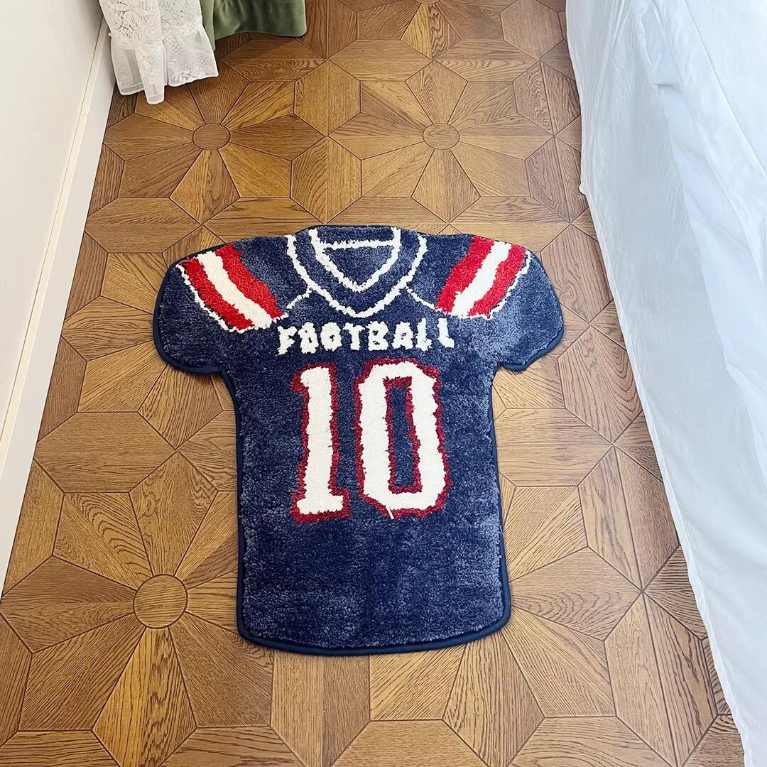 Rugby Clothing Tufted Rug for Bedroom - Soft Fluffy Bedside Carpet ...
