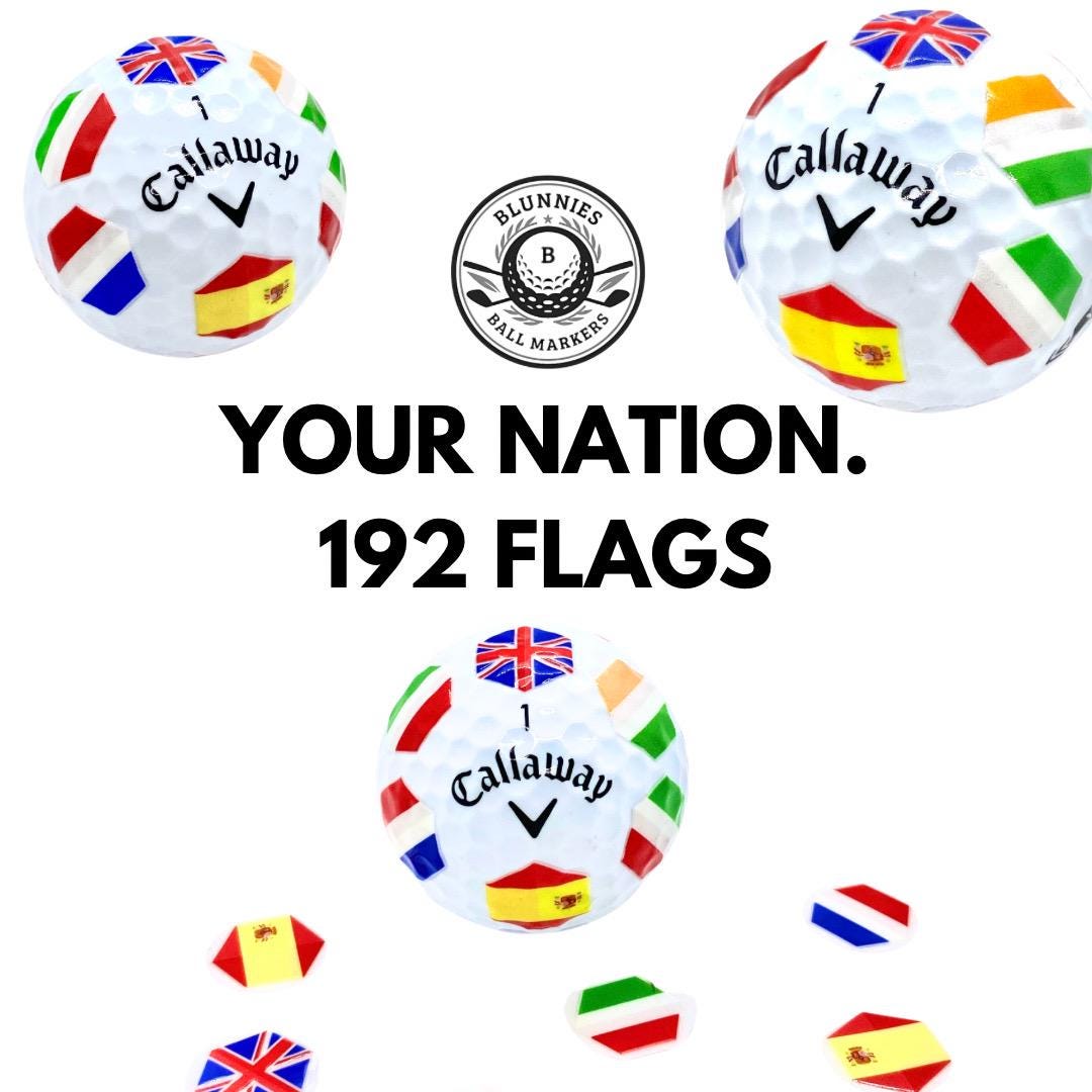 Personalised Golf Ball Markers, Flags, Golf Ball Stamp, Custom Golf ...