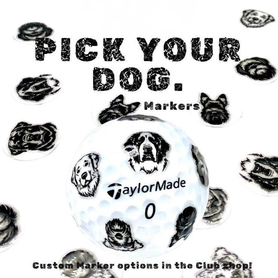 Golf Ball Stamps | Personalised Golf Dog Lover's Gift | Custom Golf ...