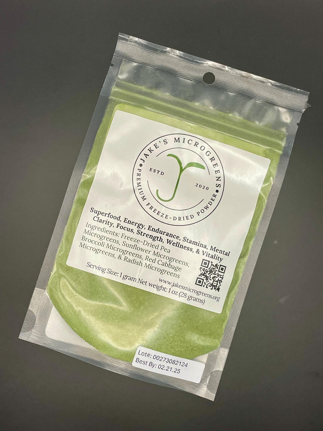 Organic Pure Microgreen Powder - Etsy