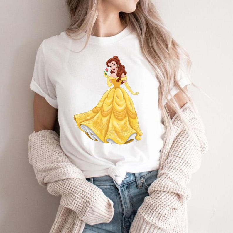 Belle PNG, Princess Clipart, Digital Download, Transparent Background ...