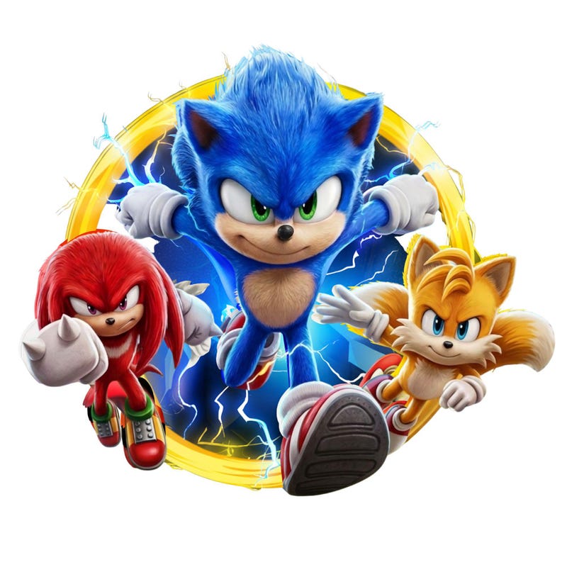 Sonic Characters Tshirt - Etsy UK