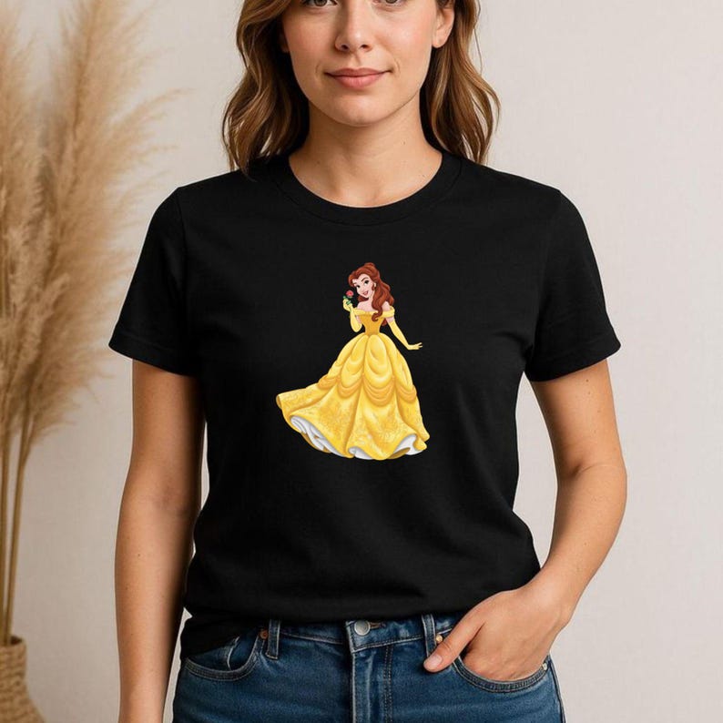 Belle PNG, Princess Clipart, Digital Download, Transparent Background ...