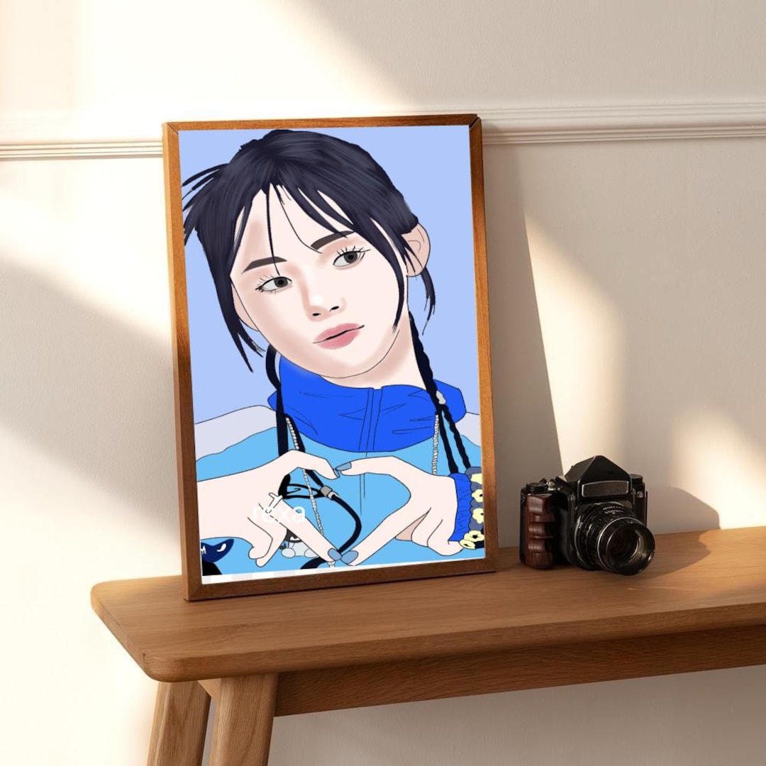 Minji Newjeans Printable Wall Art 926 X 1646 Dpi - Etsy
