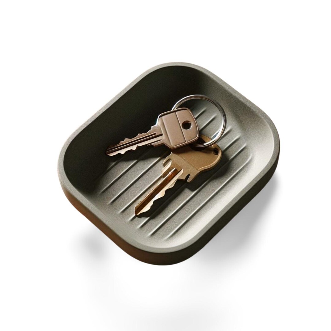 Modern Ribbed Key Tray, 3D Printed Organizer 56 Color Options - Etsy