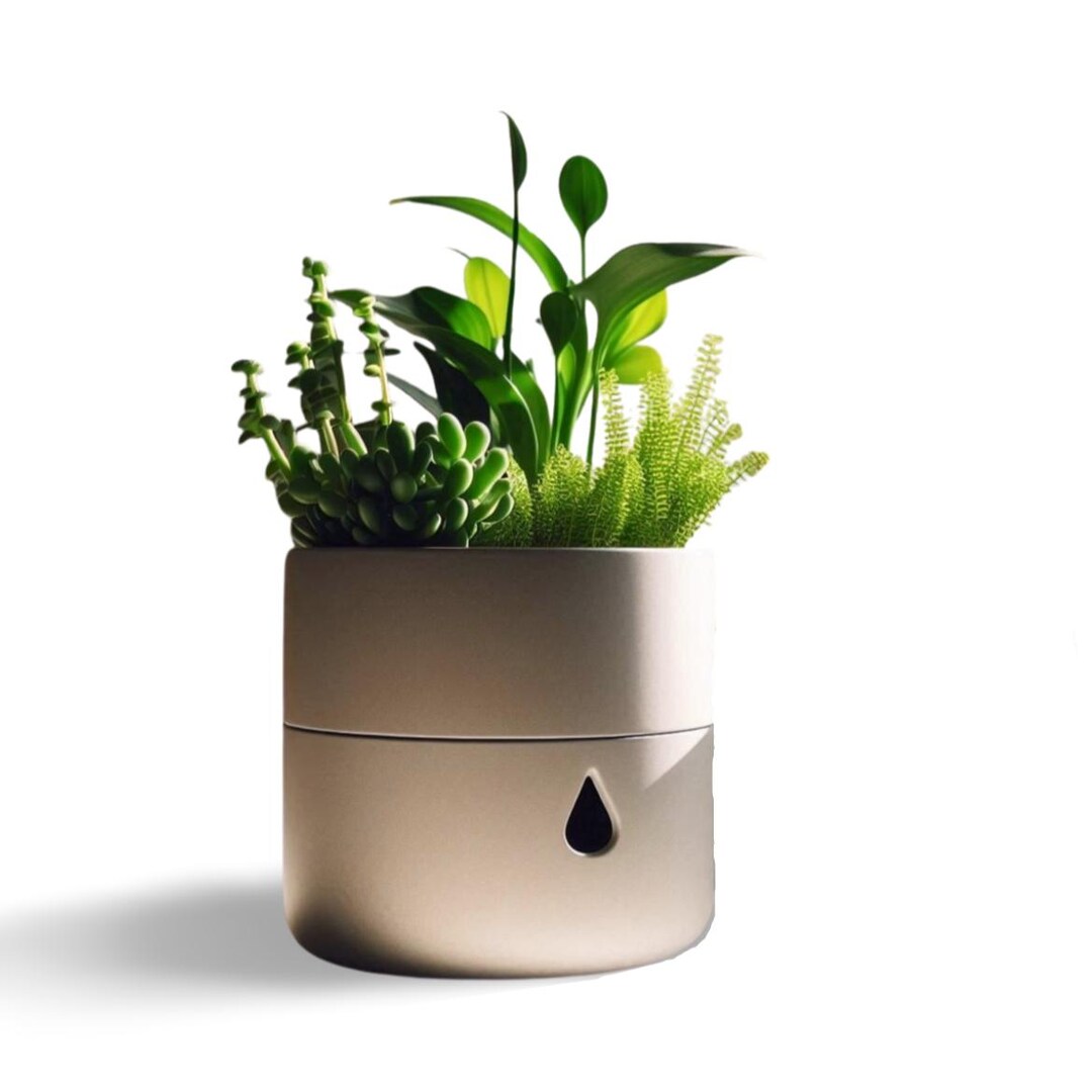 The Dropster: the Self-watering Planter Smart Grow 3D Printed 56 Color ...