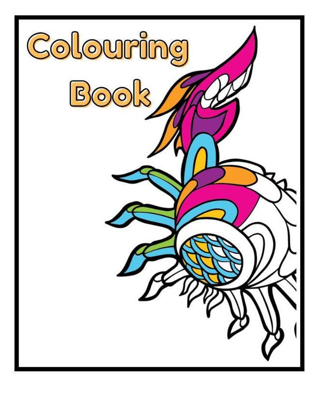 Digital Colouring Book for Kids - Etsy