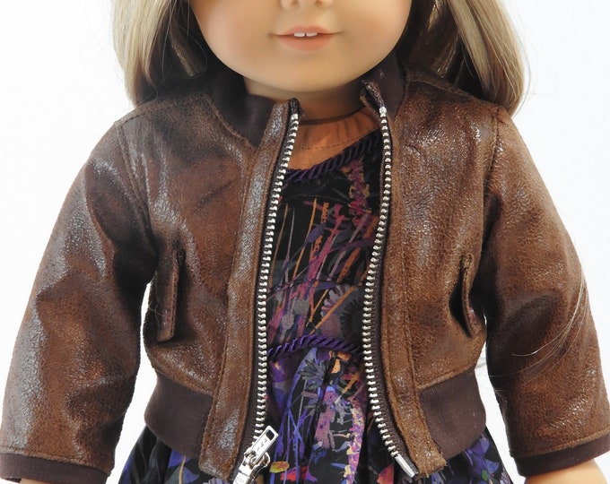 18 Inch Doll Bomber Jacket Fabric Kit for AG Dolls - Etsy