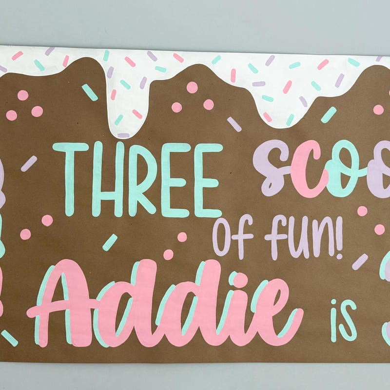 Painted Brown Paper Signs - Etsy