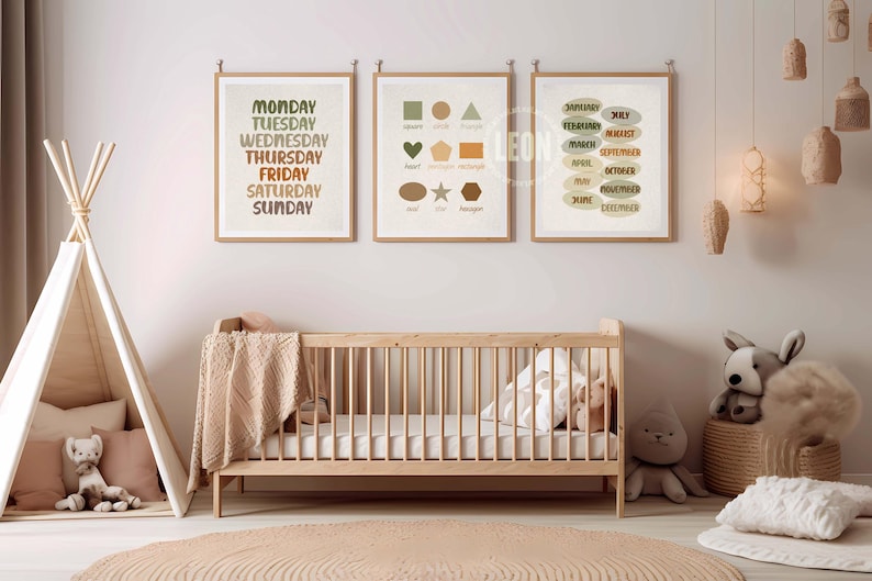 Educational Posters for Kids, Preschool Posters, Learning Poster ...