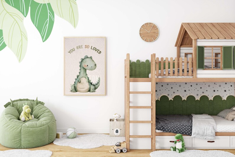 Dinosaur Room Decor, Jungle Nursery, Kids Bedroom Decor, Play Room ...