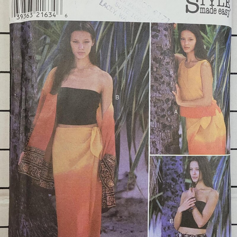 Sarong Sewing Pattern - Etsy
