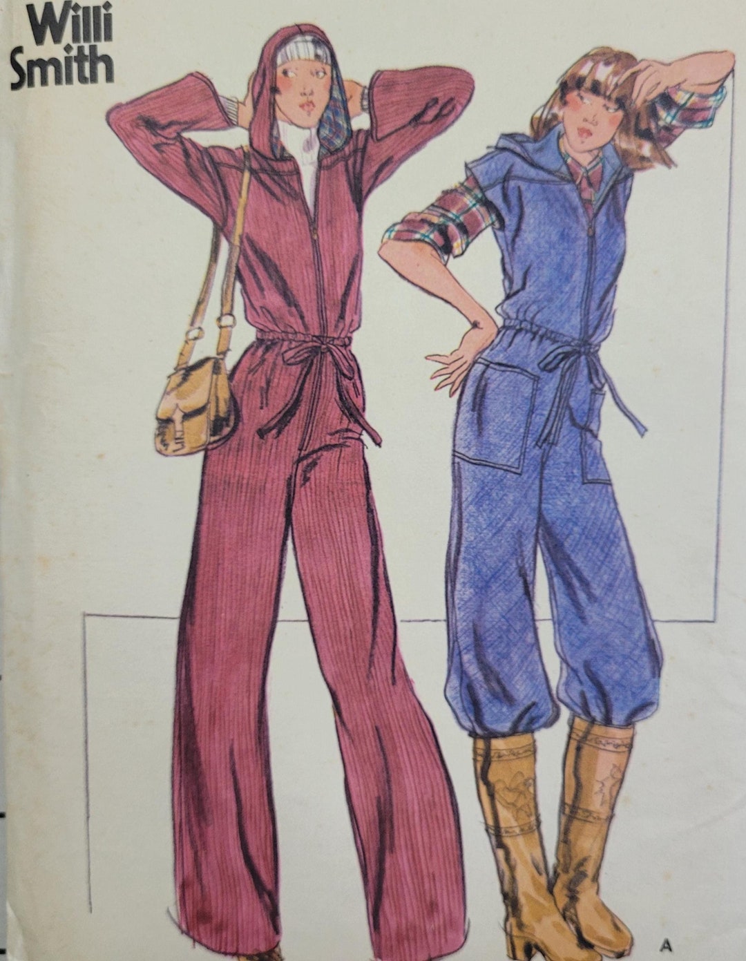 Uncut Vintage 70s Butterick Sewing Pattern 5046 Misses Willi Smith Semi ...