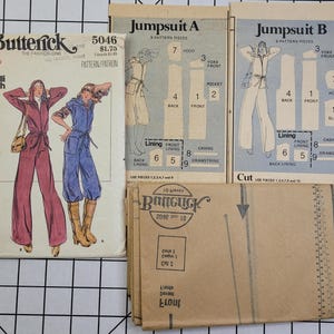Uncut Vintage 70s Butterick Sewing Pattern 5046 Misses Willi Smith Semi ...