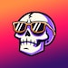 Skull Gaming Logo, Sticker Art, Profile Picture - Etsy