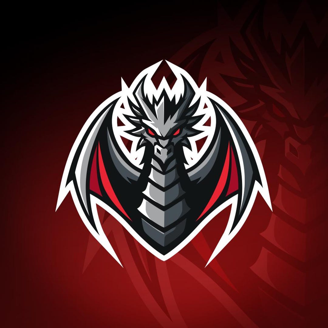 Dragon Gaming Logo, Sticker Art, Profile Picture - Etsy