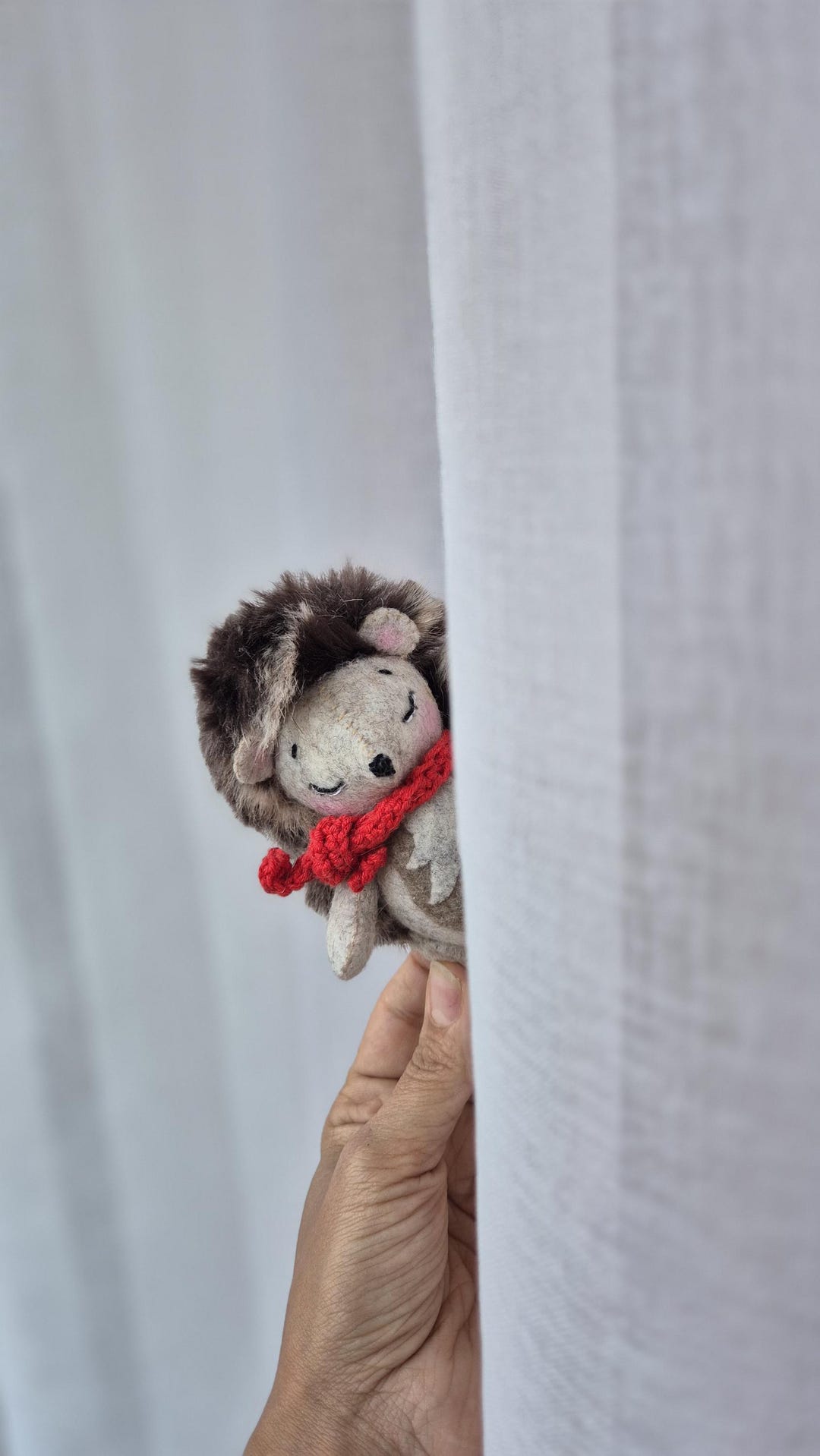 Small Plush Hedgehog, Felt Hedgehog, Pocket Toy for Children, Forest ...