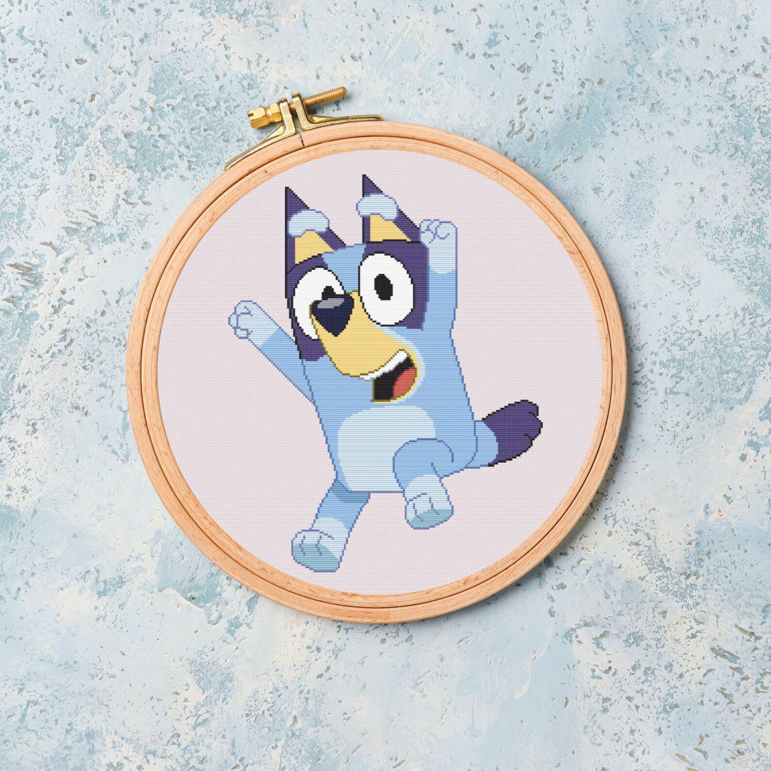 Bluey Cross Stitch Pattern for Beginners. Easy Cross Stitch Pattern ...