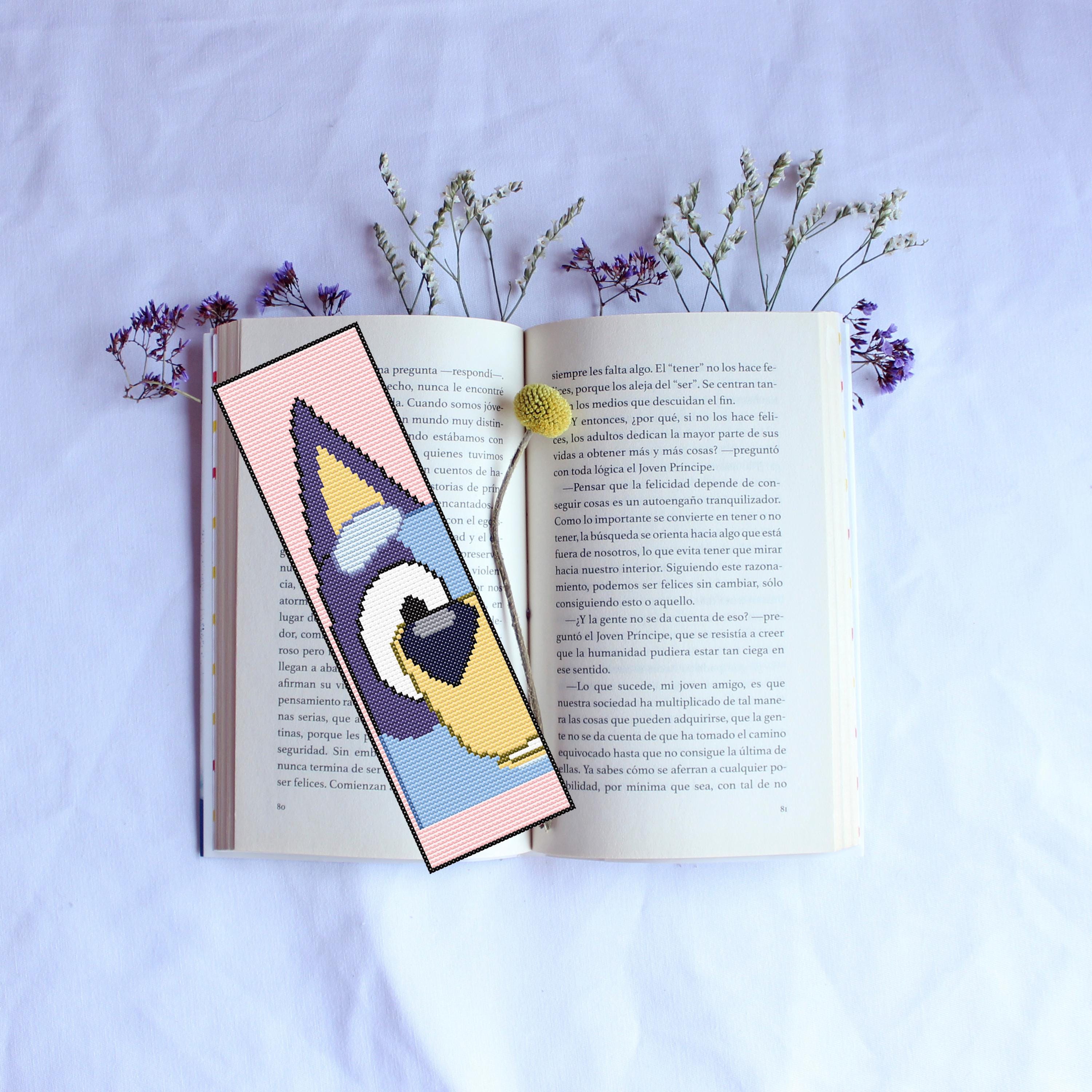 Bluey Bookmark Cross Stitch Pattern. Cross Stitch Pattern Bookmark ...