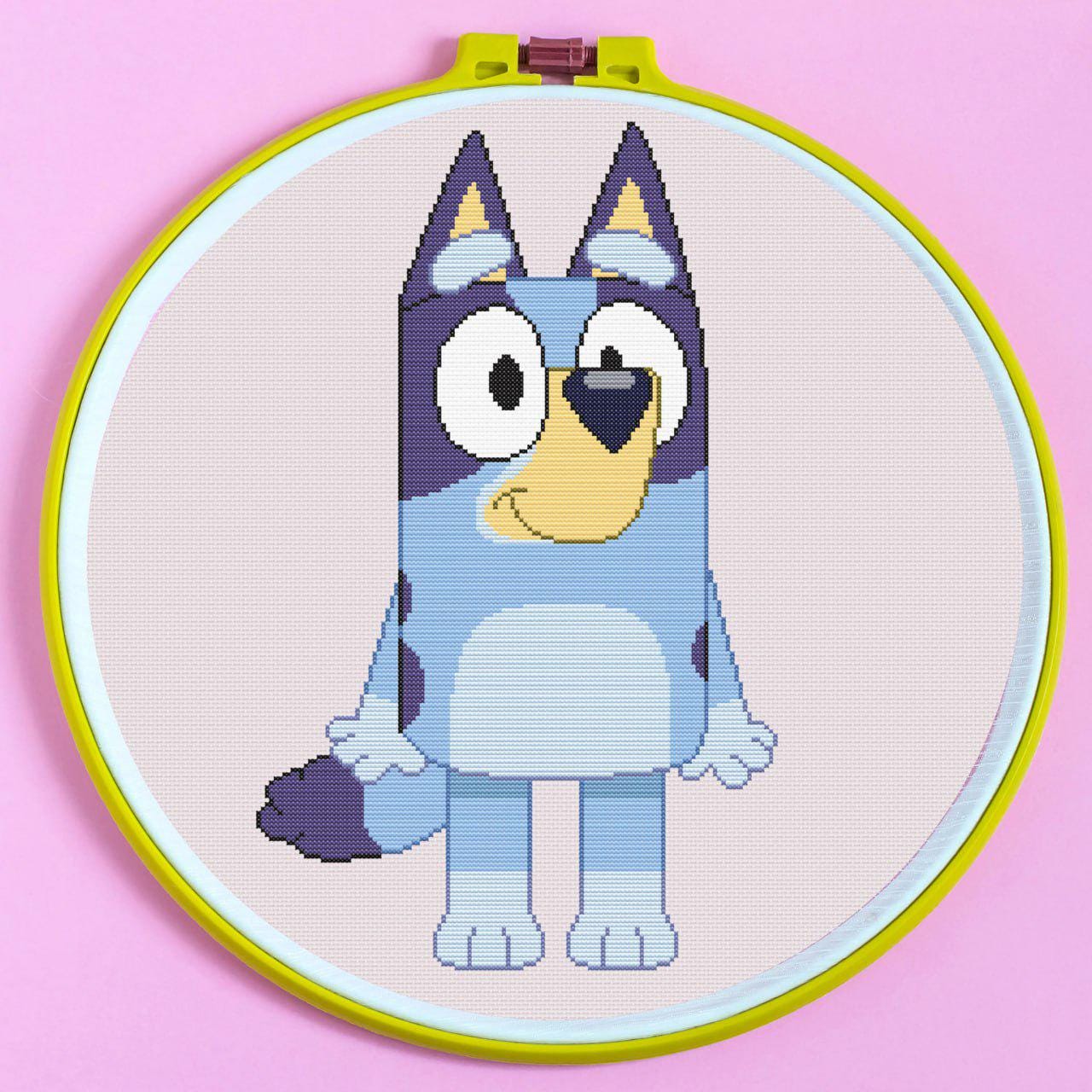 Bluey Cross Stitch Pattern for Beginners. Easy Cross Stitch Pattern ...