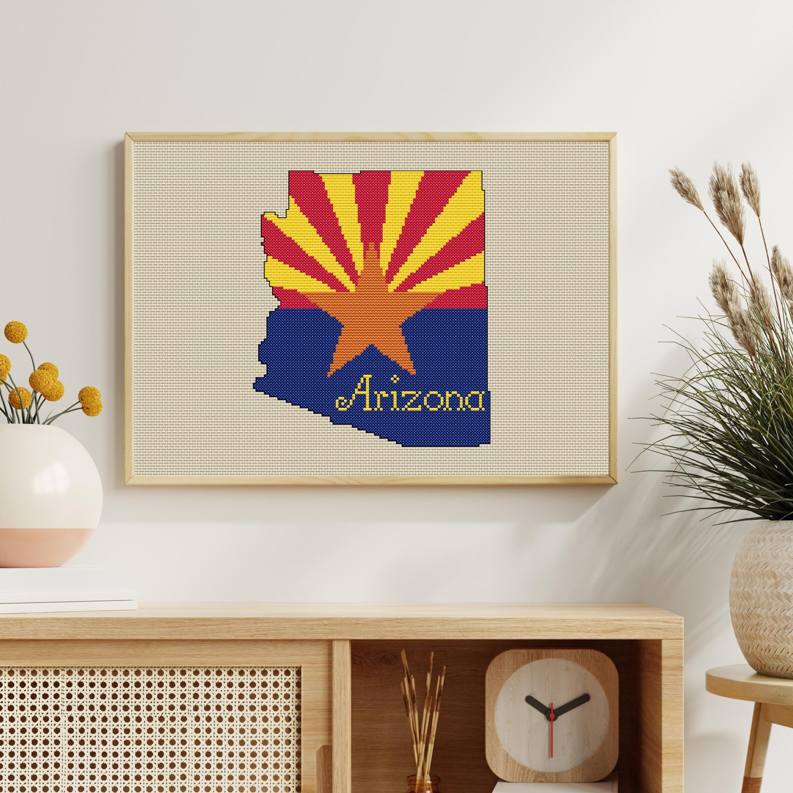 Arizona Cross Stitch Pattern. Cross Stitch Pattern Arizona. Arizona PDF ...
