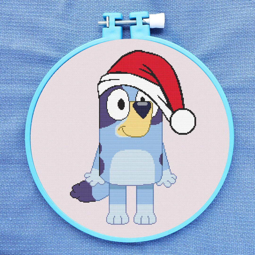 Bluey Cross Stitch Pattern for Beginners. Easy Cross Stitch Pattern ...