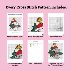 All Snoopy Cross Stitch Patterns From My Store. 25+ Snoopy Cross Stitch ...