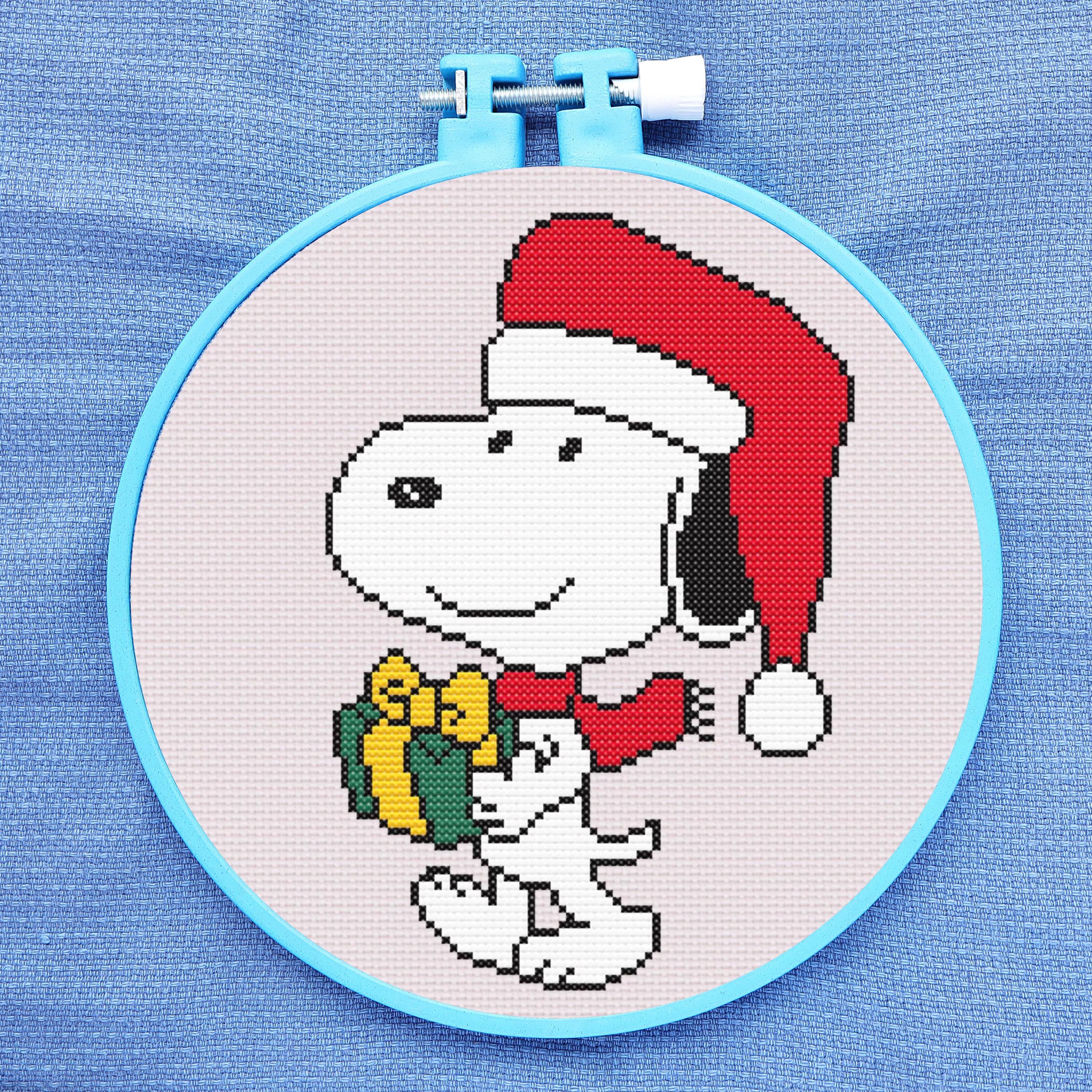Christmas Cross Stitch Pattern. Snoopy Cross Stitch Pattern. PDF ...
