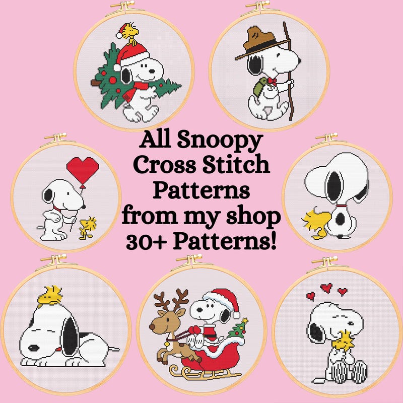 Peanuts Cross Stitch Kids - Etsy