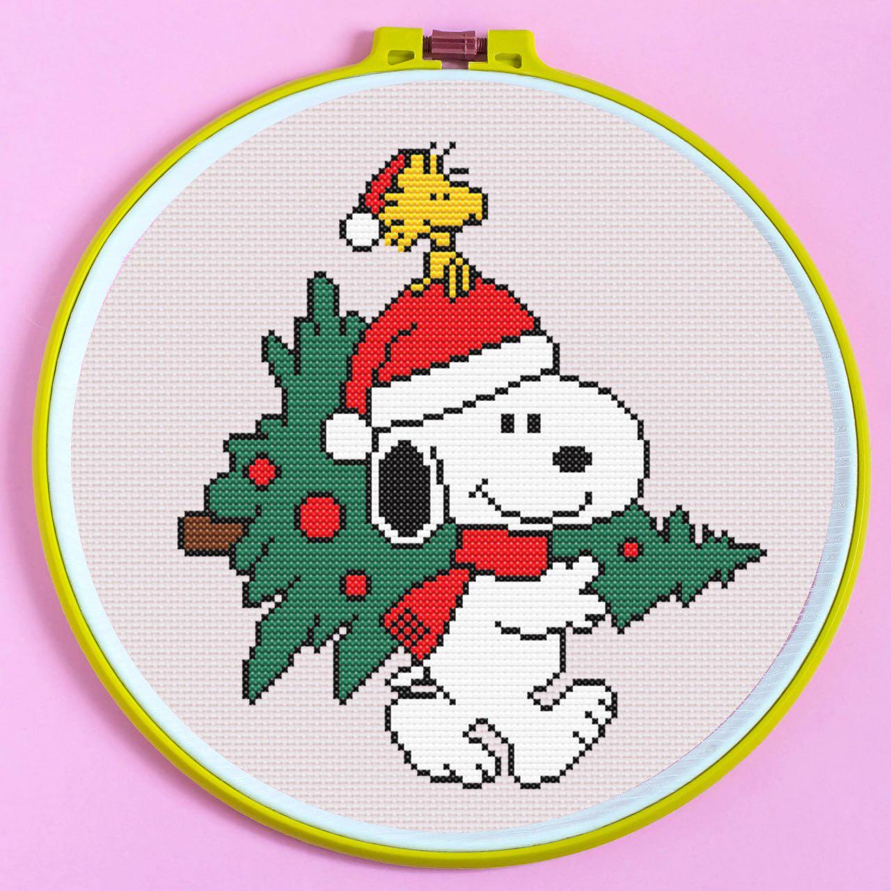 Christmas Cross Stitch Pattern. Snoopy Cross Stitch Pattern. PDF ...