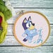 Bluey Cross Stitch Pattern for Beginners. Blue Heeler Cross Stitch ...
