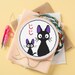 Anime Cat Cross Stitch Pattern for Beginners. Easy Cross Stitch Pattern ...