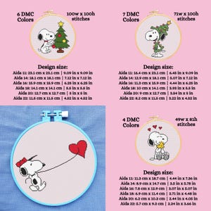 All Snoopy Cross Stitch Patterns From My Store. 25+ Snoopy Cross Stitch ...