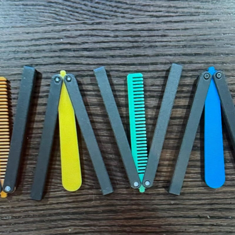 Plastic Butterfly Knife - Etsy