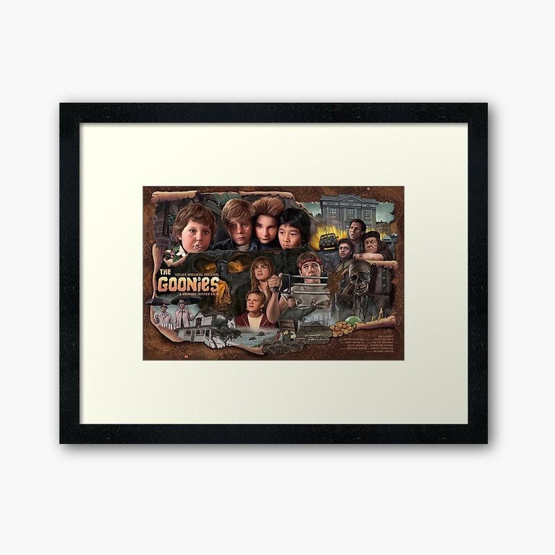 The Goonies Original Poster A Classic of Adventure and Nostalgia - Etsy
