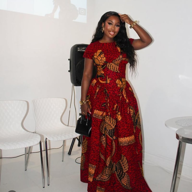 Africa Dress Wedding Red - Etsy UK