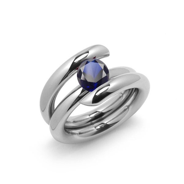 Tension Setting Ring - Etsy