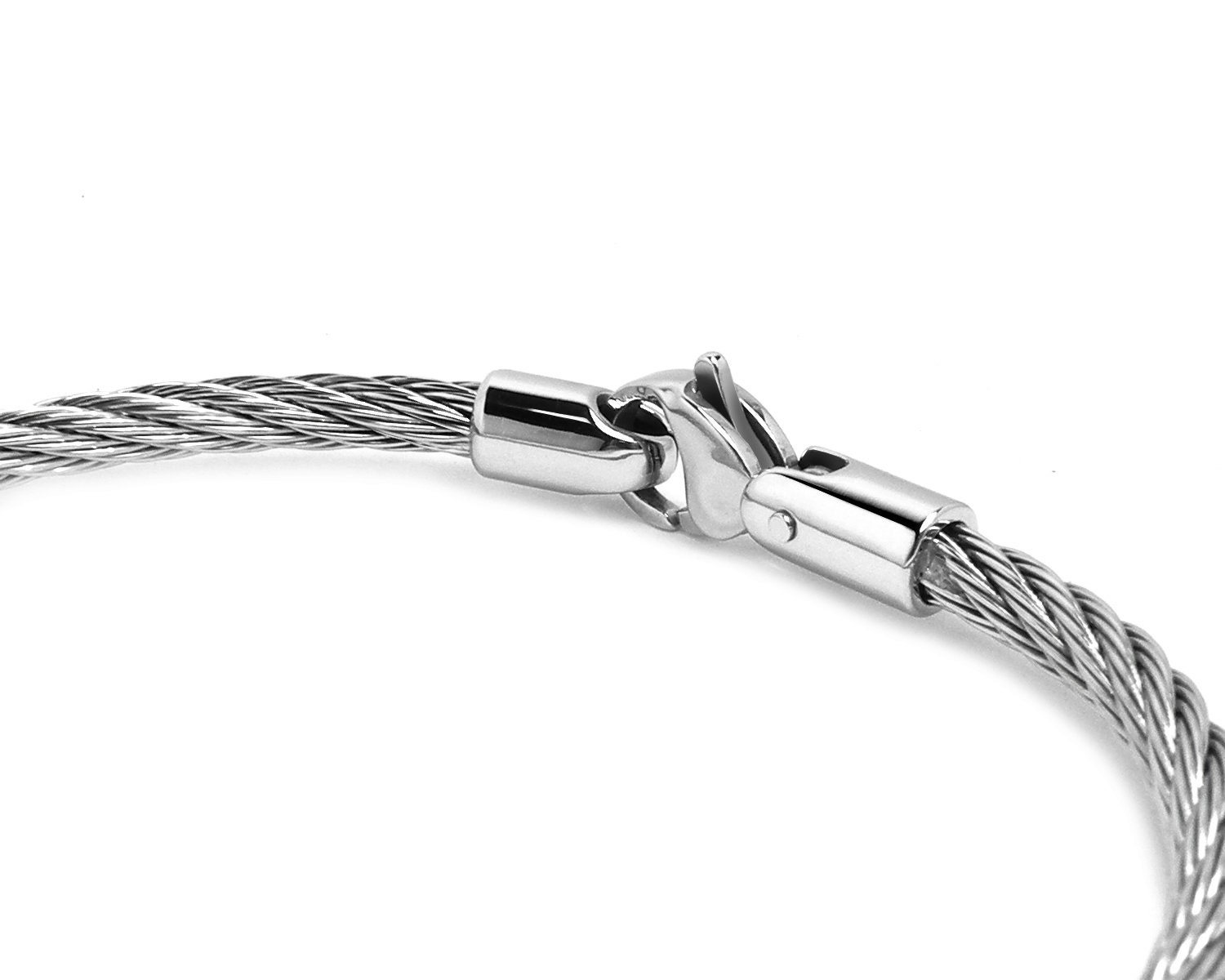 4 mm Stainless Steel Cable Wire Bracelet